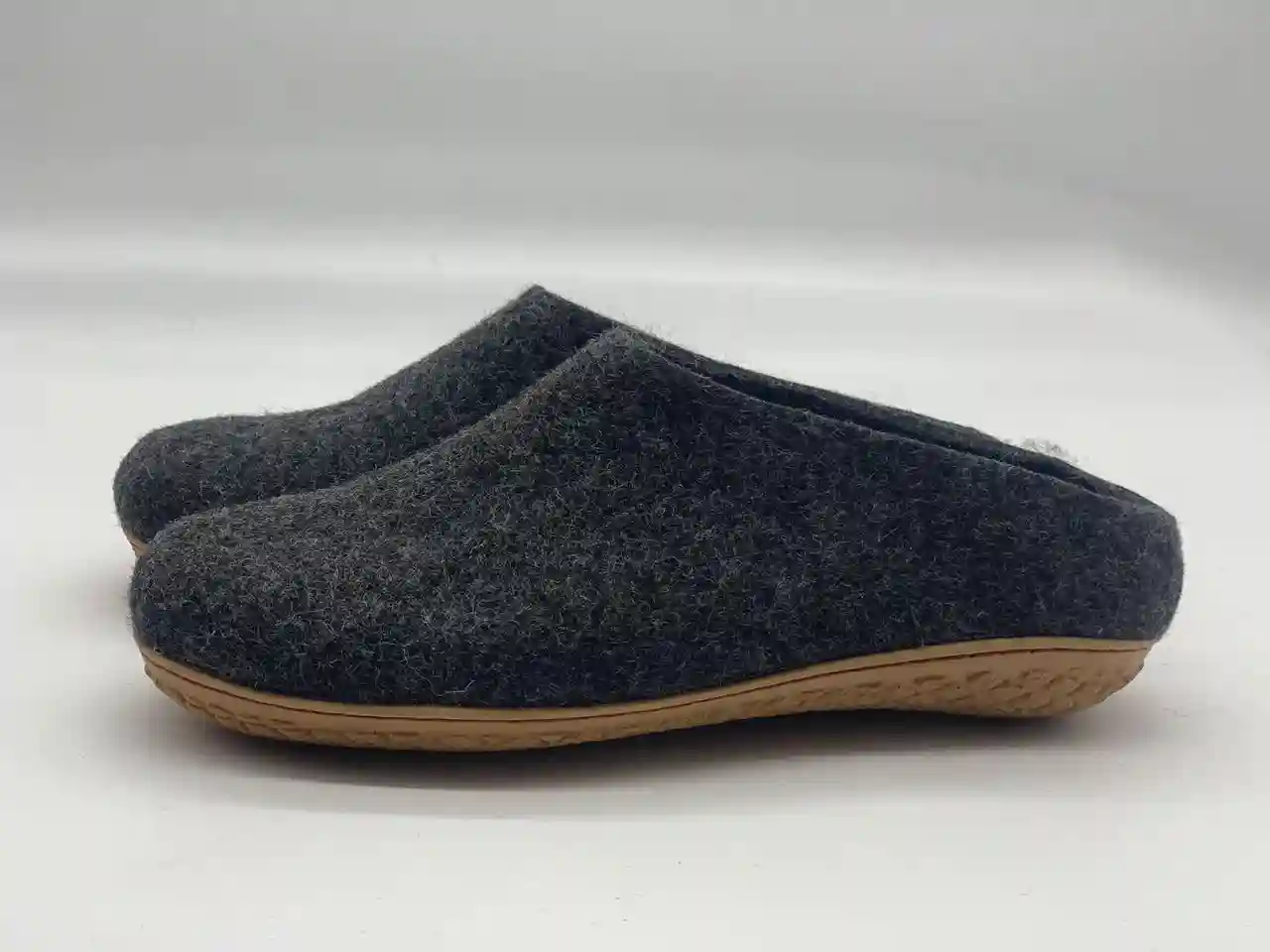 Graphite slipper | Sustainable & Handcrafted Felt by Eureka Traders ...